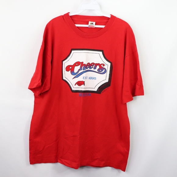 Fruit of the Loom | Shirts | Vintage 8s Mens Xl Cheers Boston T Shirt ...